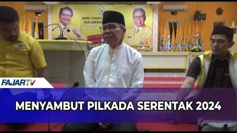 MENYAMBUT PILKADA SERENTAK 2024 TAUFAN PAWE SEBUT PENJARINGAN CALON