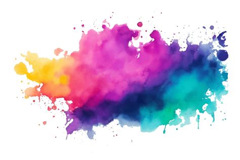 Colorful Paint Ink Splash Brush Stock Graphic By Pixeness Creative