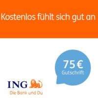 Gutschrift F R Das Kostenlose Ing Girokonto Visa Karte Mytopdeals