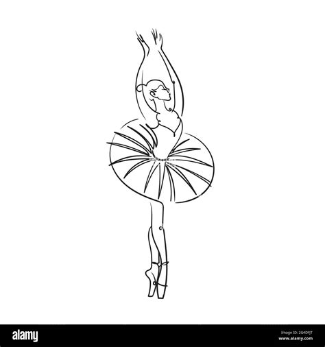 Vectores de vectores de iconos de pose de bailarina fotografías e