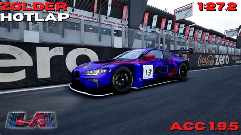 BMW M4 GT3 Hotlap Setup Zolder 1 27 277 Assetto Corsa