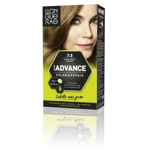 Llongueras color advance 7 3 Rubio medio dorado Perfumería BdeO