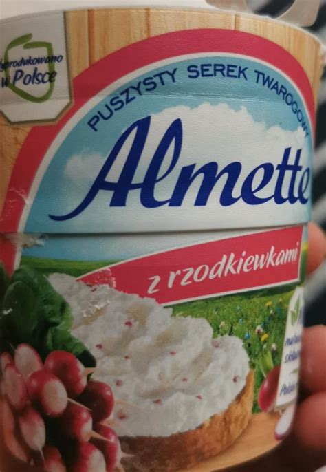 Almette Puszysty Serek Twarogowy Z Rzodkiewkami Hochland Kalorie KJ