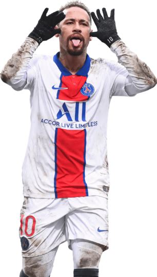 Neymar Paris Saint Germain Football Render Footyrenders