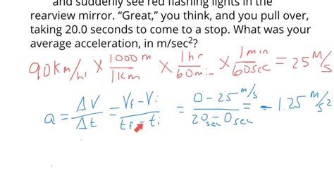 physics velocity and acceleration problems youtube