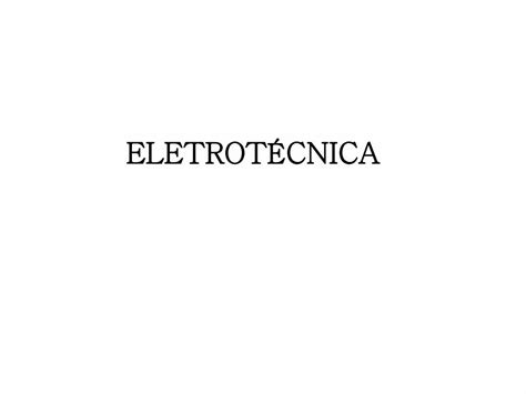 PDF ELETRICIDADE ELETROTÉCNICA drb m org As junções as fichas
