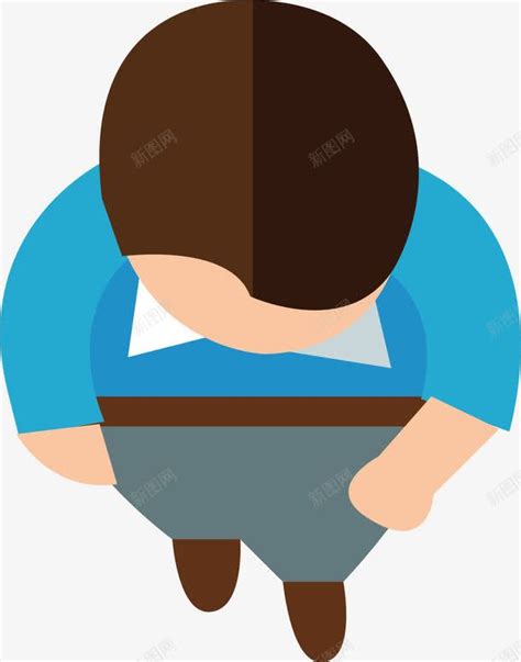俯视的人png图片免费下载 素材0mjqqkjqa 新图网