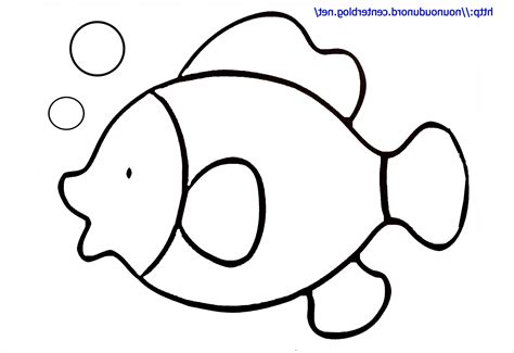 15 Unique De Dessin Poisson Simple Photos Coloriage