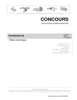 Remplissable En Ligne Le Centre De Gestion CDG De La Fonction