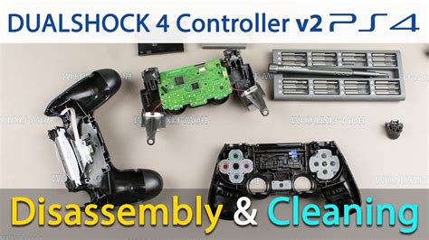 ps4 dualshock v2 controller disassembly and repair buttons cleaning youtube