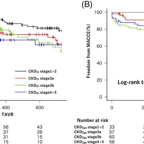 KaplanMeier Analysis For MACCE By CKD Classification In Accordance