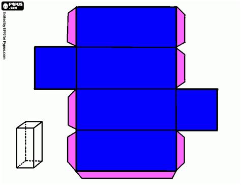 Prisma Rectangular Para Armar E Imprimir Plantillas De Figuras