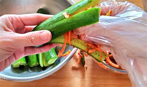 Oi Sobagi Korean Stuffed Cucumber Kimchi Kinda Sorta Simple