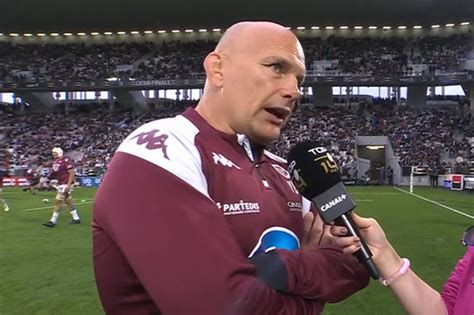 Rugby Scapulaire Yannick Bru Nous Avons Eu Besoin Du Destin Pour