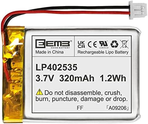 Eemb Lithium Polymer Akku V Mah Wiederaufladbarer Lipo