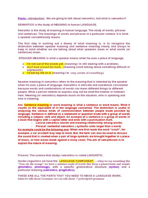 understanding semantics exploring meaning at different levels of language pdf proposition