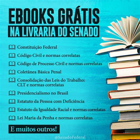 Senado Federal On Twitter Conhe A Os Livros Digitais Gratuitos Da