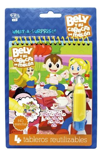 Libro De Colorear Mágico Con Agua Bely Y Beto Azul V2 MercadoLibre