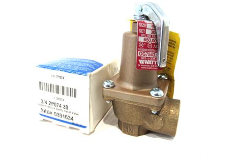 New Watts A Water Pressure Relief Valve Model M Sb Industrial