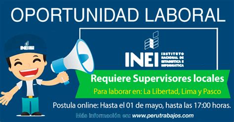 INEI 8 Plazas Empleos 2022