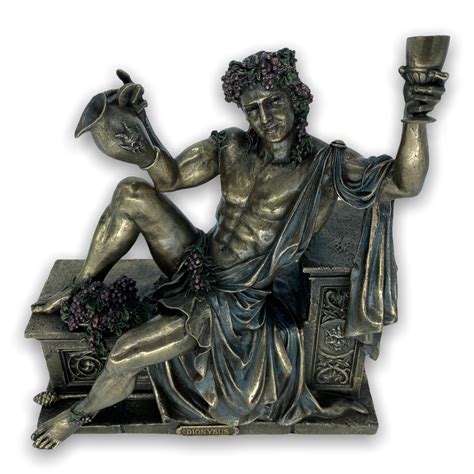 Dionysus Bacchus Sculpture Greek God Of Wine Very Detailed Etsy Free