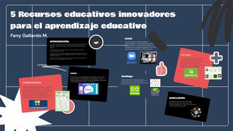 Recursos Educativos Innovadores Para Aplicar En El Aprendizaje