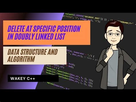 Delete Node At Specific Position In Doubly Linked List YouTube