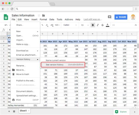 How To View The Edit History In Google Sheets Sheetgo Blog