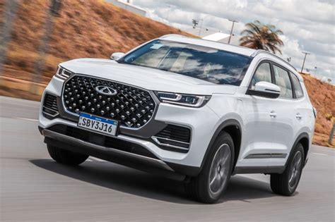 Tiggo 8 Pro Hybrid SUV de sete lugares e muito conteúdo
