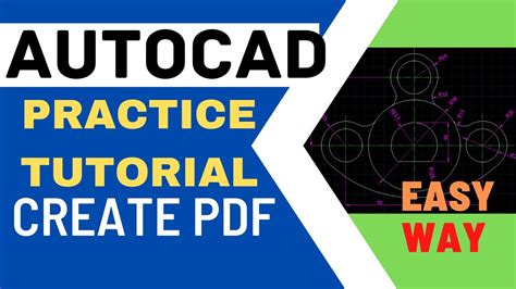 AutoCAD 2D Practice Tutorial AutoCAD 2D For Beginners 2D Drawing