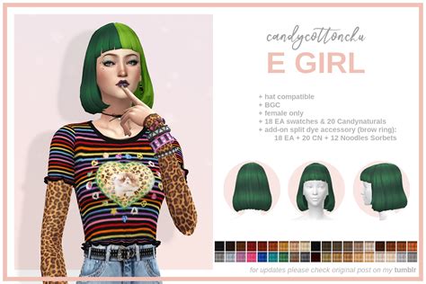 Sims 4 Split Dye Hair Cc Infoupdate Org