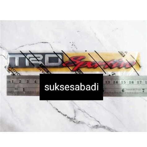 Jual Logo Emblem Trd Sportivo Original Toyota Shopee Indonesia