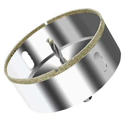 Scie Cloche Diamantée 100 mm avec Foret Guidage de Centrage Foret