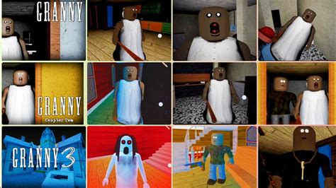 Granny Roblox All Chapters All Escape Endings The Granny House
