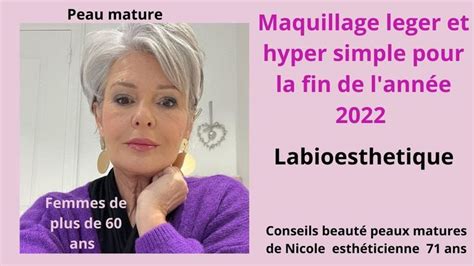 Maquillage léger et facile pour Femmes de 60 ans qui se maquillent peu