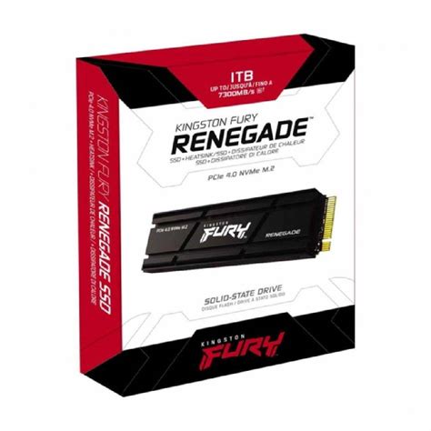 Unidad de Estado Sólido Kingston FURY Renegade 1TB Progaming