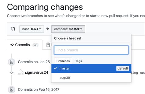 Git How To Compare Two Different Commits On The Same Branch In Github