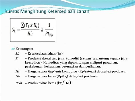 Analisis Daya Dukung Lahan Daerah Aliran Sungai Das