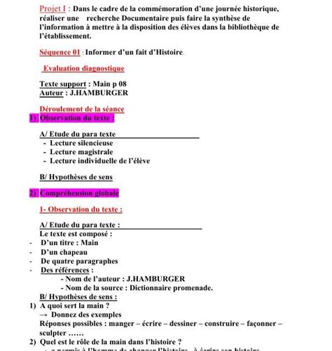 le texte historique 3as pdf Séquence 1 informer dun fait dHistoire
