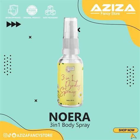 Jual Noera 3 In 1 Body Spray Natural Deo Spray Penghilang Bau Badan