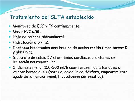 Síndrome de lisis tumoral aguda SLTA ppt
