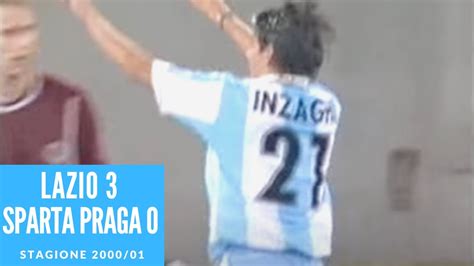 20 Settembre 2000 Lazio Sparta Praga 3 0 YouTube