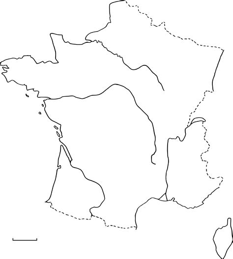 Coloriage Carte De France Vierge Imprimer
