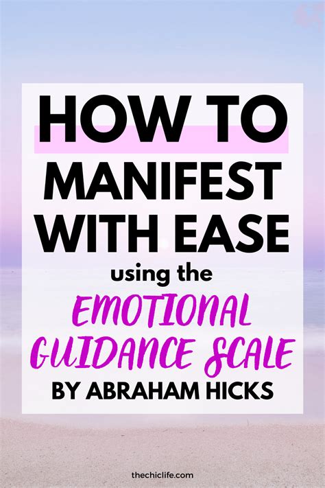 Emotional Guidance Scale By Abraham Hicks How To Best Use It FREE