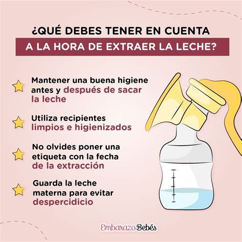 Cómo extraer leche materna con un sacaleches Leche materna