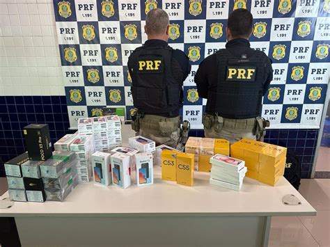 PRF Apreende Carga Ilegal De Celulares Avaliada Em Mais De R 114 Mil