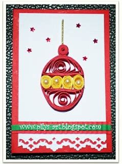 TARJETITAS NAVIDEÑAS EN FILIGRANA
