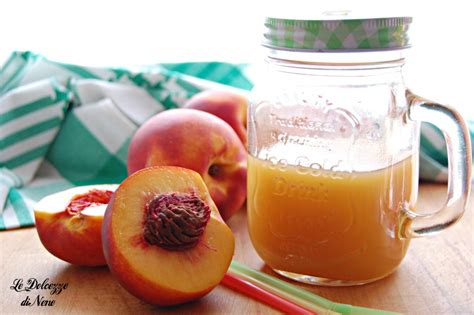 Succo Di Frutta Alla Pesca Fatto In Casa Con Il Bimby Ma Anche Senza
