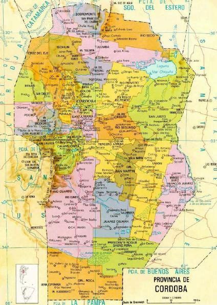 Córdoba Province Map Argentina Gifex