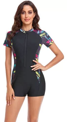 Completos Traje De Baño Deportivo De Baño Manga Larga Mujer Cuotas